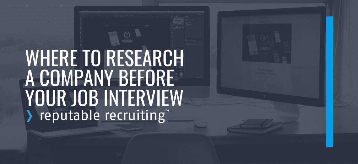 Where to Research a Company Before Your Job Interview